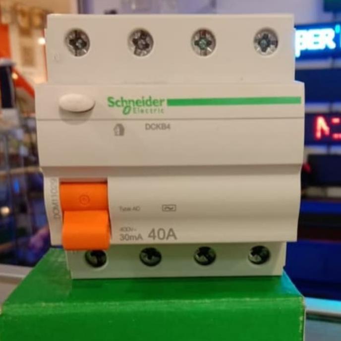 Jual ELCB RCCB Schneider 4P 25A, 40A, 63A 4 pole Domae Schneider 30mA 300mA | Shopee Indonesia