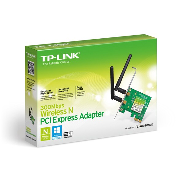 Jual TP-Link TL-WN881ND 300Mbps Wireless N PCI Express Adapter | Shopee ...