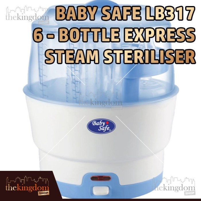 Jual Baby Safe Lb317 Sterilizer 6-Bottle Express Steam Alat Steril Botol | Shopee Indonesia