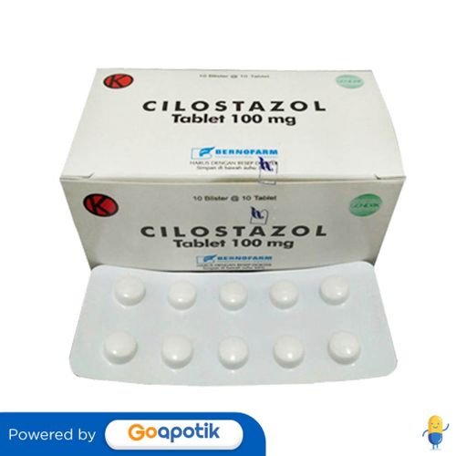 Jual CILOSTAZOL BERNOFARM 100 MG BOX 100 TABLET | Shopee Indonesia