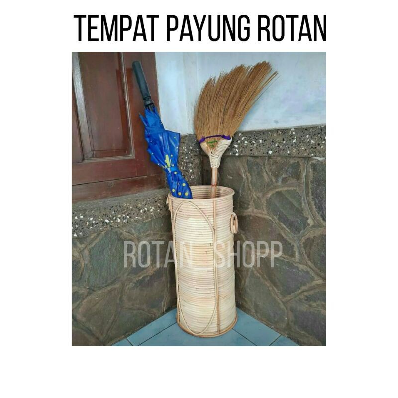 Jual TEMPAT PAYUNG ROTAN/TEMPAT SAPU LANTAI | Shopee Indonesia