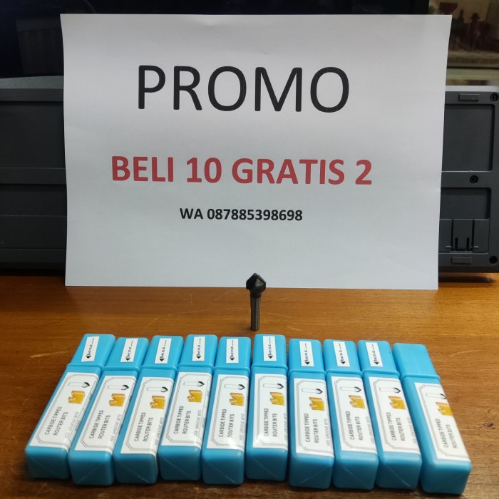 Jual DISKON SPESIAL MATA PROFIL TEKUK ACP POTONG ALUMUNIUM 12MM MESIN ...