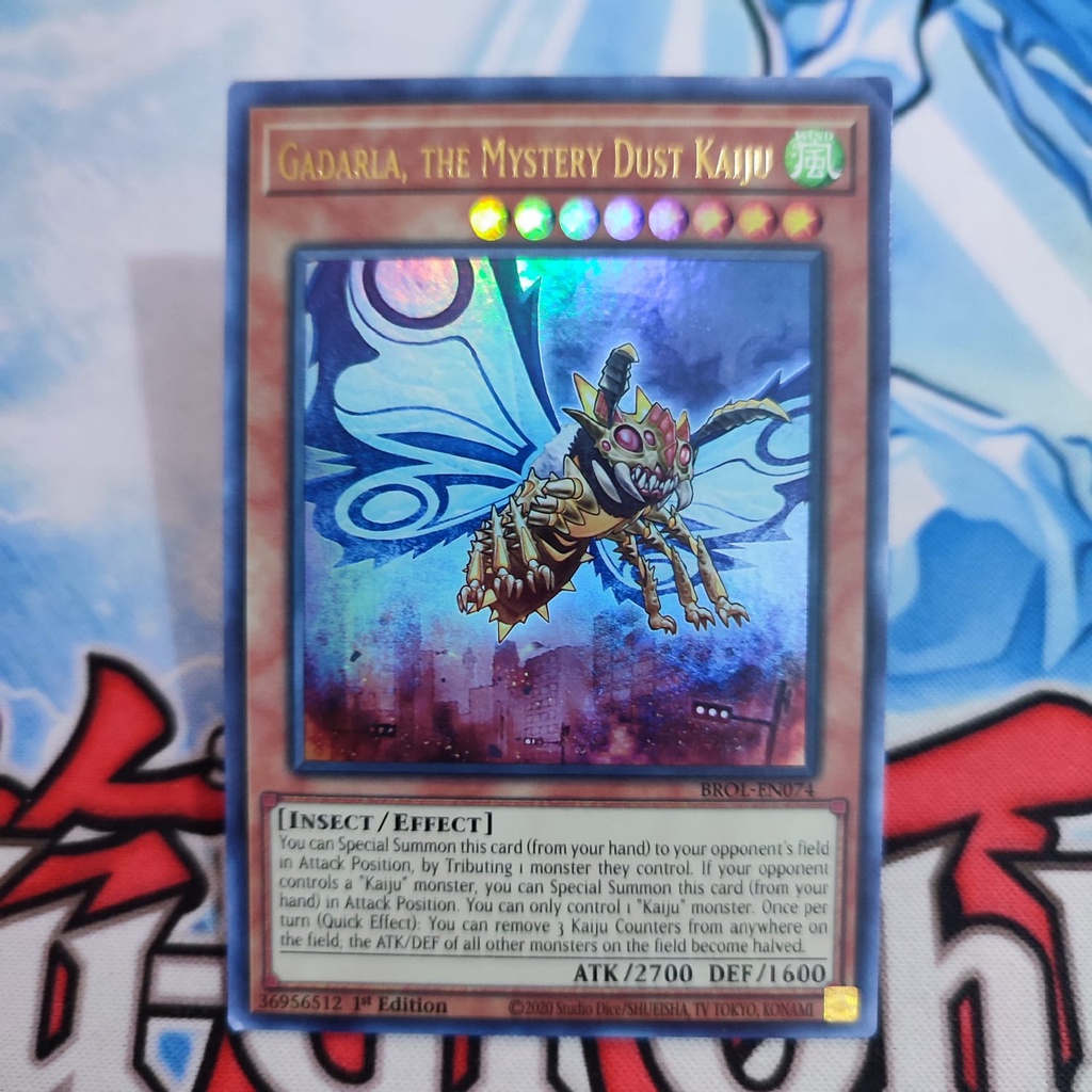 Jual yugioh gadarla the mystery dust kaiju BROL ultra rare 1st original ...