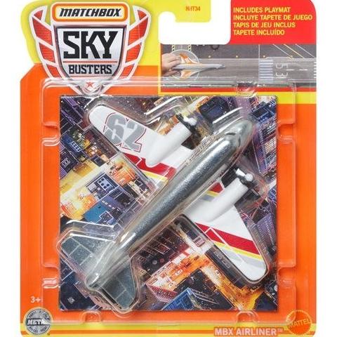 Jual Matchbox Sky Busters Mbx Airliner With Playmat | Shopee Indonesia