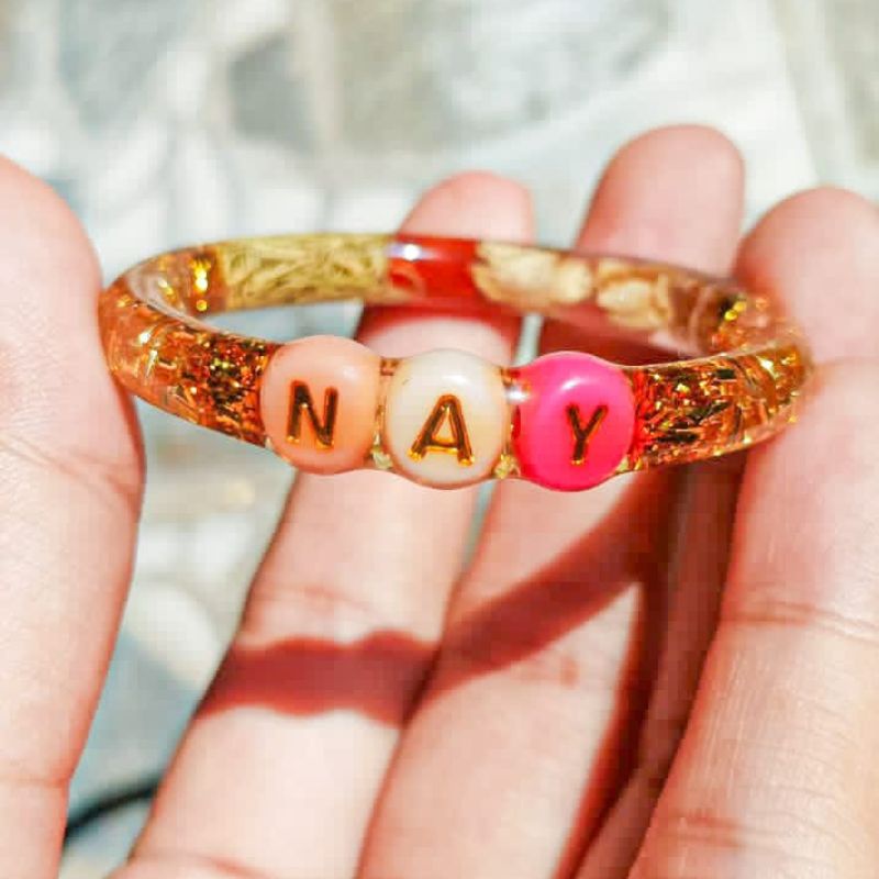Jual Gelang NAMA Warna Gold Series Gelang Sawan Sambetan Kariango Bayi ...