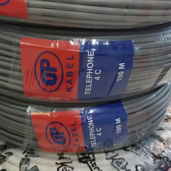 Jual Kabel Telfon Telpon Telepon Gp Isi 4 @100Meter | Shopee Indonesia