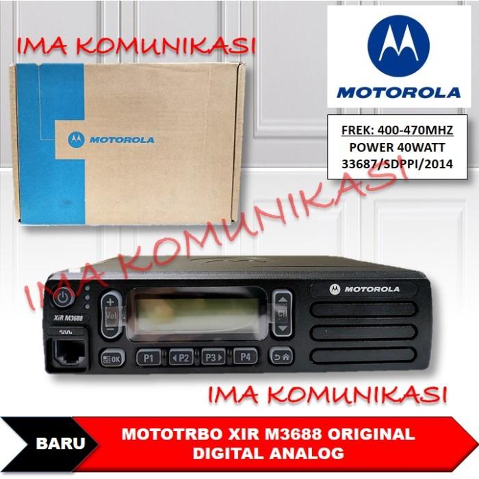 Jual Radio Rig Motorola Xir M3688 Uhf 40Watt Original | Shopee Indonesia