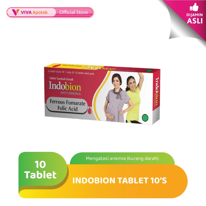 Jual Indobion untuk Mencegah Anemia (10 Tablet) | Shopee Indonesia