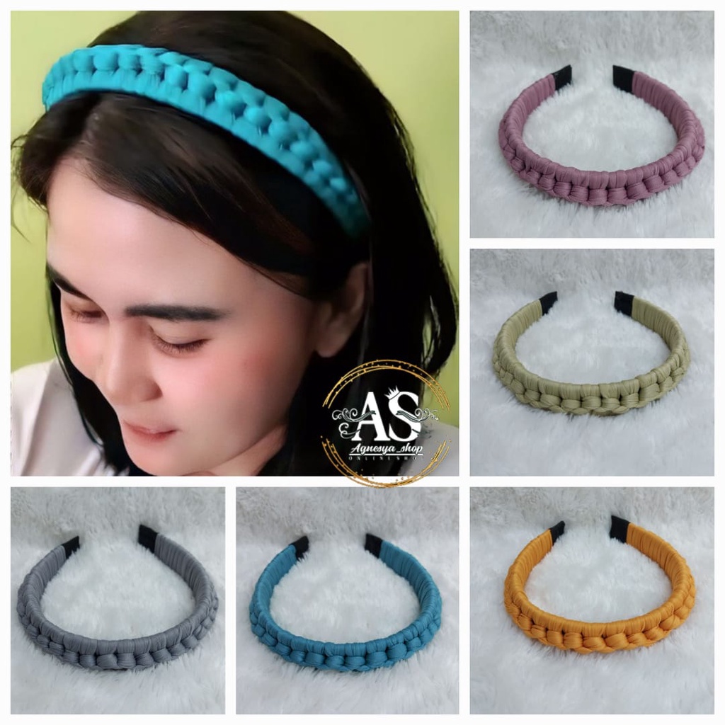 Jual Bando kepang Harga Perlusin 12 pcs Bando korea model kepang Harga ...