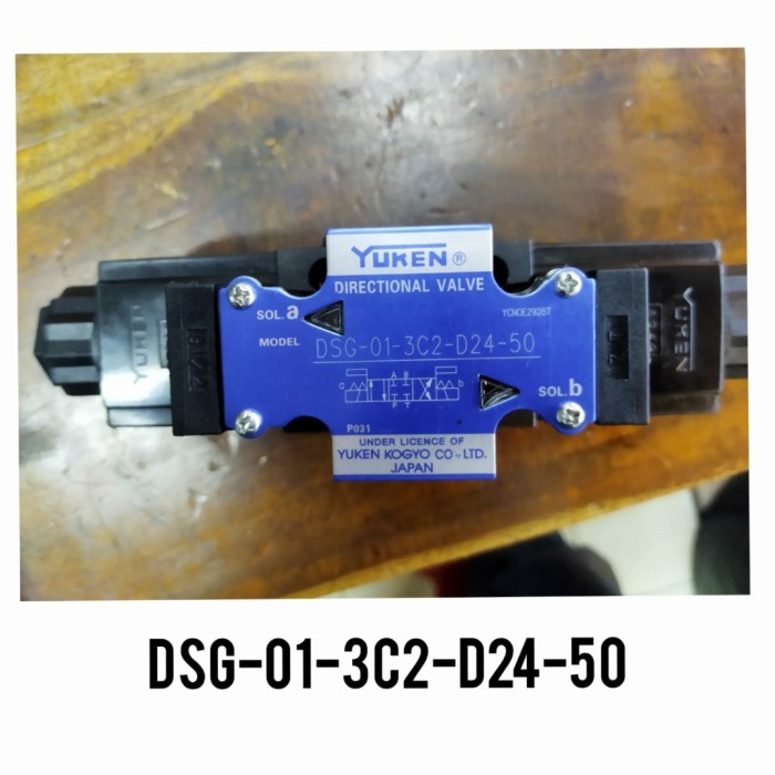 Jual SOLENOID VALVE YUKEN DSG 01 3C2 AC 220Volt / DC24 VOLT/ VALVE YUKEN | Shopee Indonesia