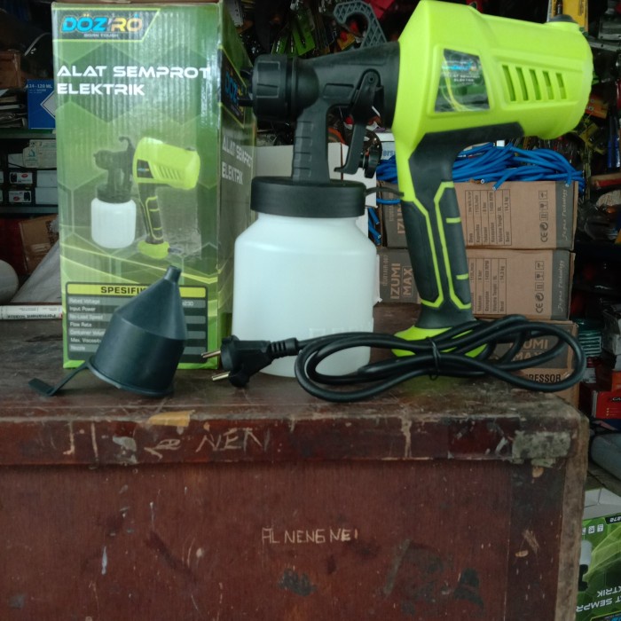 Jual Spray Gun Elektrik / Alat Semprot Cat Listrik ESG 110 NLG | Shopee ...
