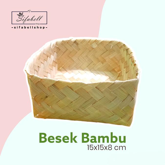 Jual Besek Bambu Box Hantaran Hajatan Besek Piti Pipiti Anyaman Bambu ...