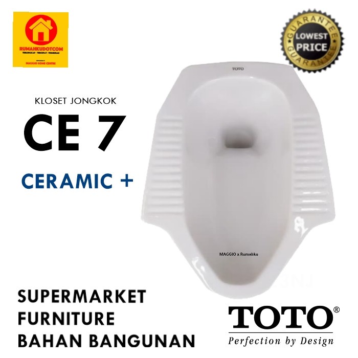 Jual KLOSET JONGKOK TOTO - SQUAT TOILET - CLOSET JONGKOK CE7 -TOTO ...