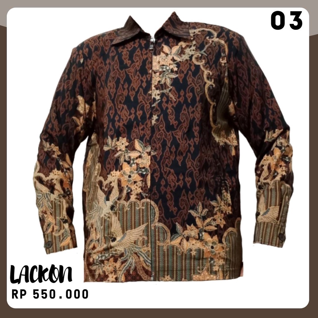 Jual Jaket Semi Jas Formal Motif Batik 03 By Lackon | Shopee Indonesia
