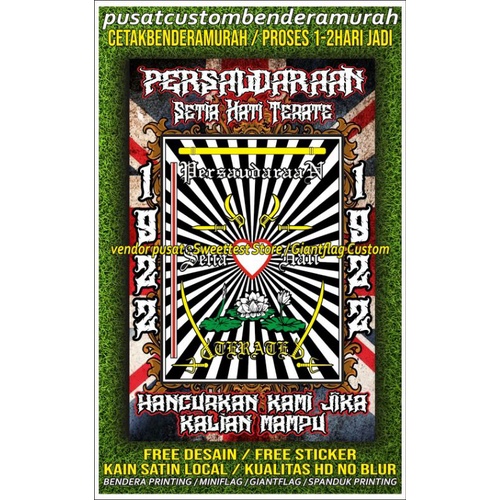 Jual BENDERA PSHT FULL PRINTING, GIANTFLAG SH, BENDERA TERATE, MINIFLAG ... Jual BENDERA PSHT FULL PRINTING, GIANTFLAG SH, BENDERA TERATE, MINIFLAG ...