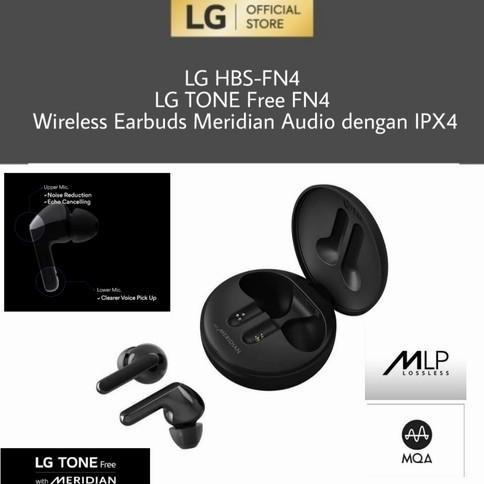 Jual LG TONE FREE HBS_FN4 BLUETOOTH WIRELESS STEREO EARBUDS with MERIDIAN | Shopee Indonesia