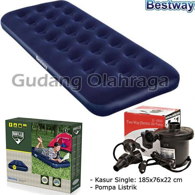 Jual Bestway 67000 Kasur Angin Single [185cm x76cm x 22cm] + Pompa ...
