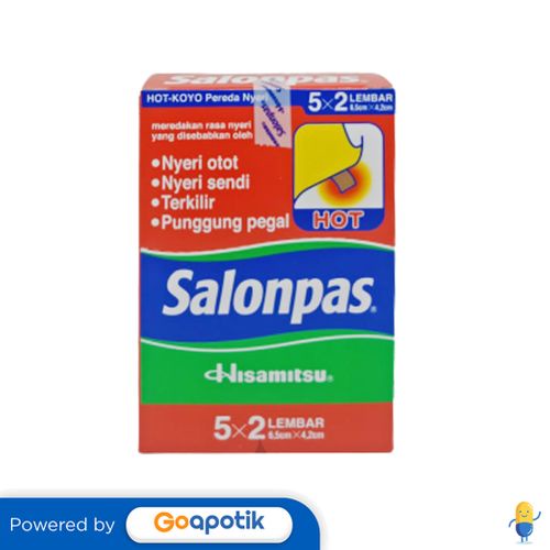 Jual Salonpas Hot 5 X 2 Lembar Box 10 Sachet | Shopee Indonesia