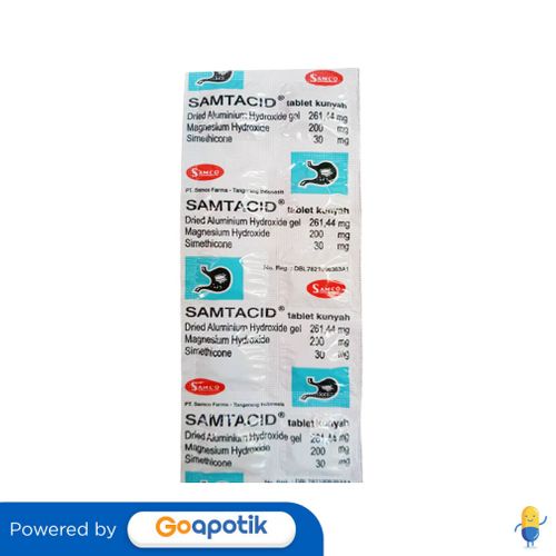 Jual Samtacid Strip 10 Tablet Kunyah | Shopee Indonesia