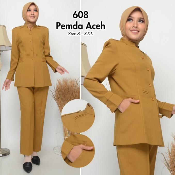 Jual Blazer Baju Kerja Kantor Seragam Dinas Pemda Seragam Khaki Guru Pns | Shopee Indonesia