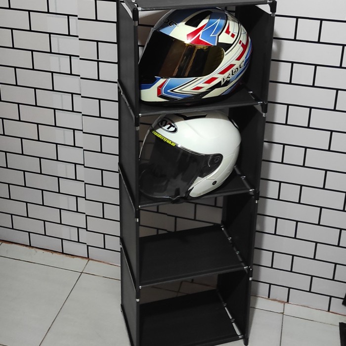 Jual Best Seller Rak Helm Rak Susun Rak 5 Susun 4 Ruang Rak Pajangan ...