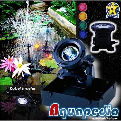 Jual Resun PS20 Lampu Sorot Kolam Underwater Garden Spot Light ORIGINAL ...