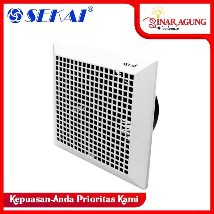 Jual MUST HAVE!! SEKAI CEF 1295 PLAFON EXHAUST FAN PUTIH TERMURAH ...