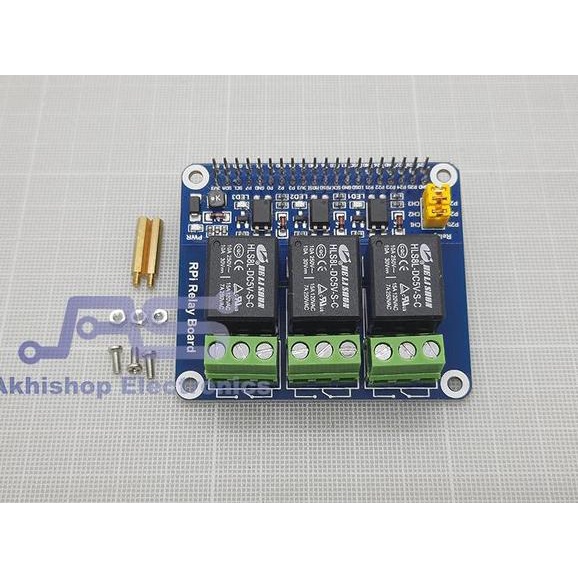 Jual Waveshare RPi Relay Board Raspberry Pi HAT Relay 3 Channel ...
