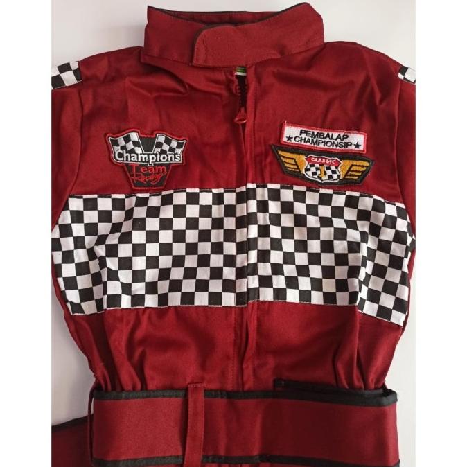 Jual Kostum Profesi Anak Pembalap Mobil F1 Racer Baju Seragam Kijang ...