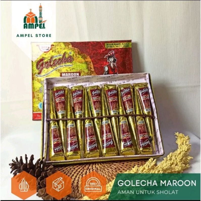 Jual Golecha Henna Marron Gold Series Mahendi | Shopee Indonesia