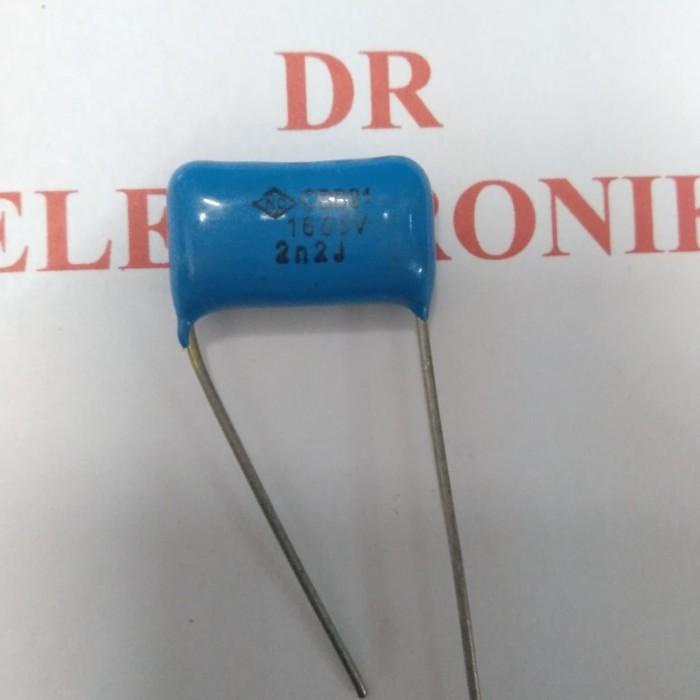 Jual Milar Kapasitor Capasitor 222 222k 222j k 2,2 nano nF 2,2nF 1600 ...