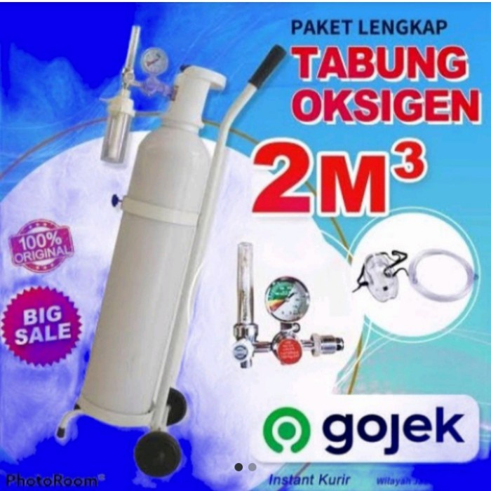 Jual TABUNG OKSIGEN LENGKAP 2M3 ISI FULL | Shopee Indonesia