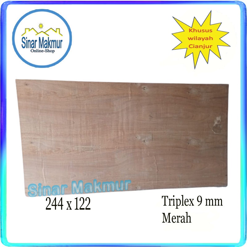 Jual Triplek Multiplek 9 MM Merah | Shopee Indonesia