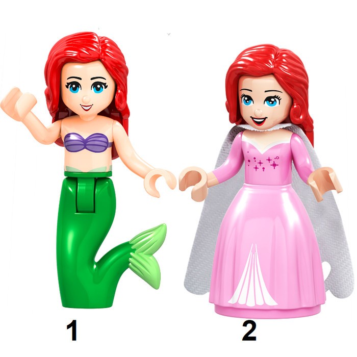 Jual Disney Princess Ariel Little Mermaid Minifig Minifigure | Shopee ...