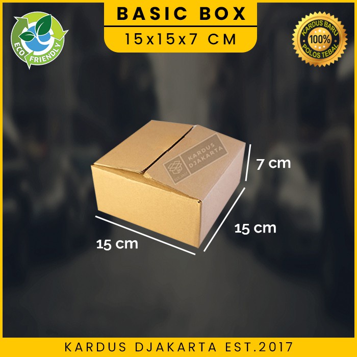 Jual Kardus / Karton Box Packing Polos 15x15x7 cm | Shopee Indonesia