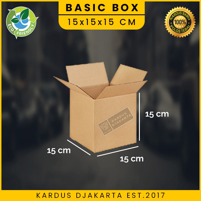 Jual Kardus / Karton Box Packing Polos 15x15x15 cm | Shopee Indonesia