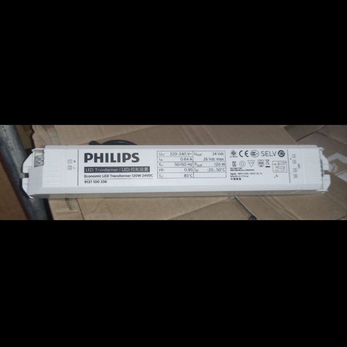 Jual Best Seller Philips Economic Transformer / Led Driver 120W 24V Dc ...