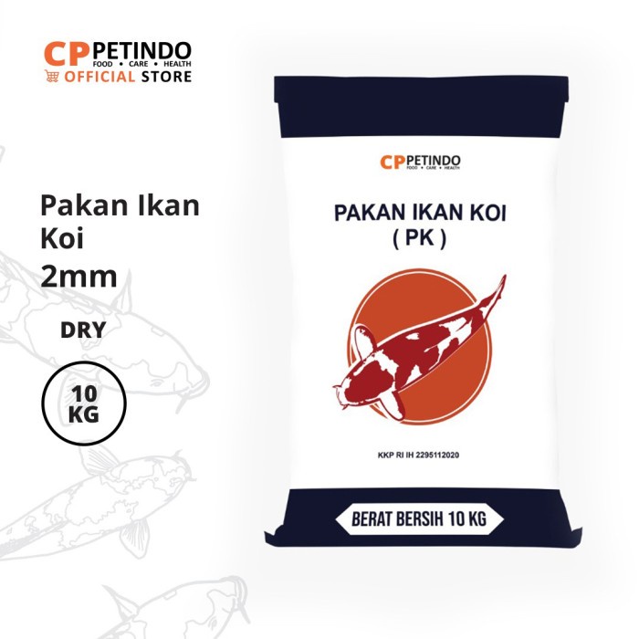 Jual Pakan Ikan Koi PK Fish Food Floating Type Red 2mm - 10kg | Shopee ...