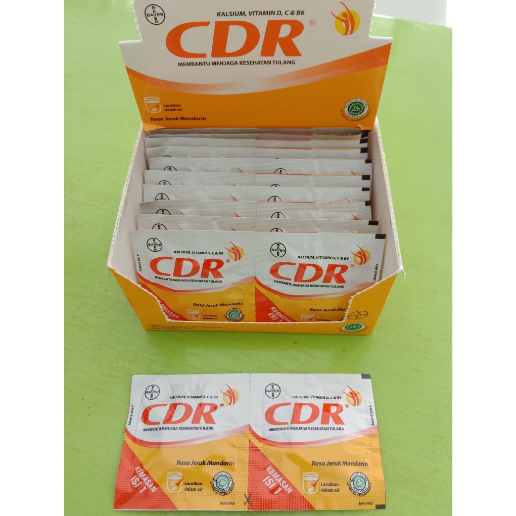 Jual Suplemen Kalsium CDR Strip 2s | Shopee Indonesia