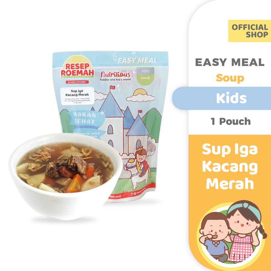 Jual Resep Roemah Sup Iga Kacang Merah / Redbean Ribs Soup / Kids Homemade Frozen Food / No MSG ...