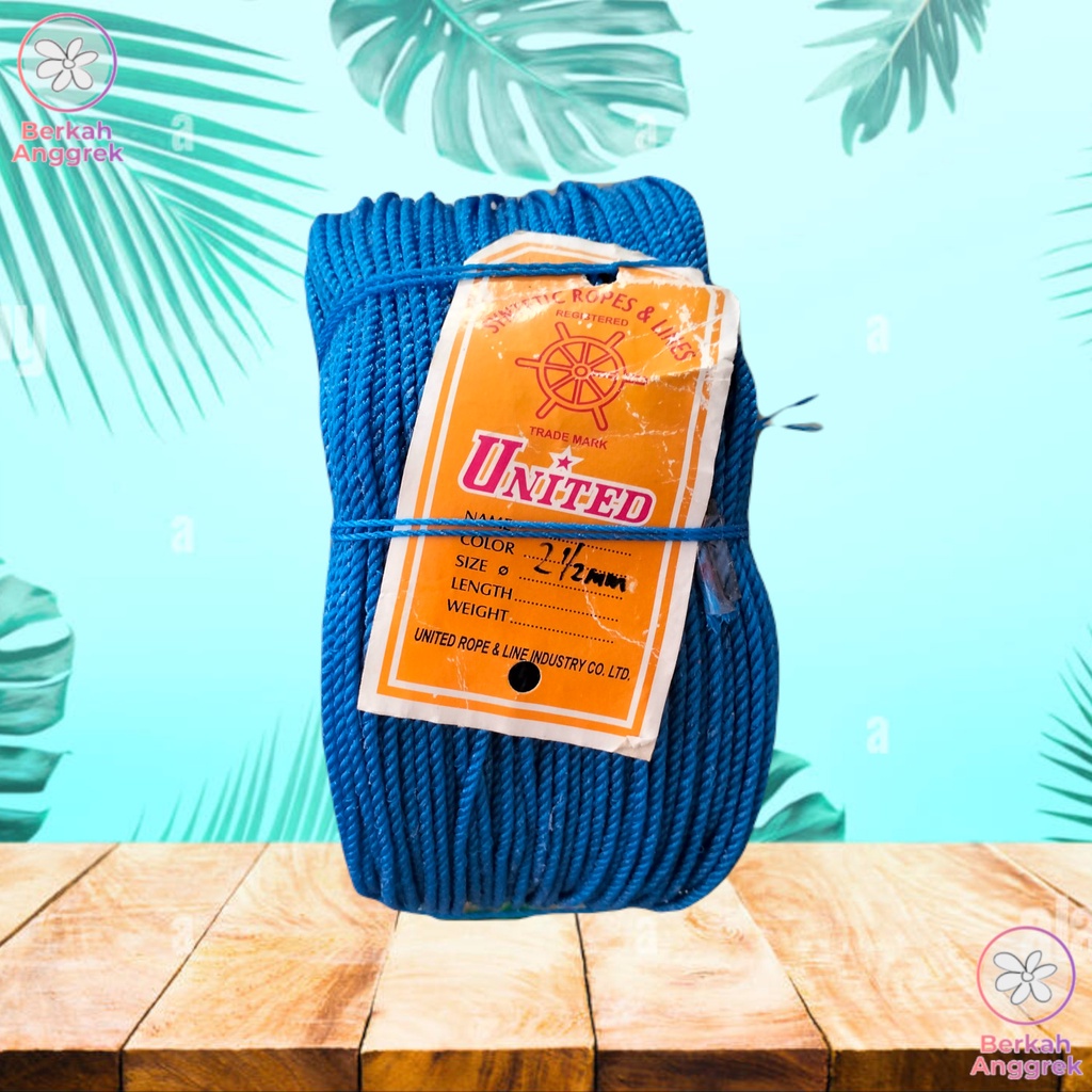Jual Tali Tambang Tali Jala Burung 2,5 mm Panjang 100 Meter | Shopee ...