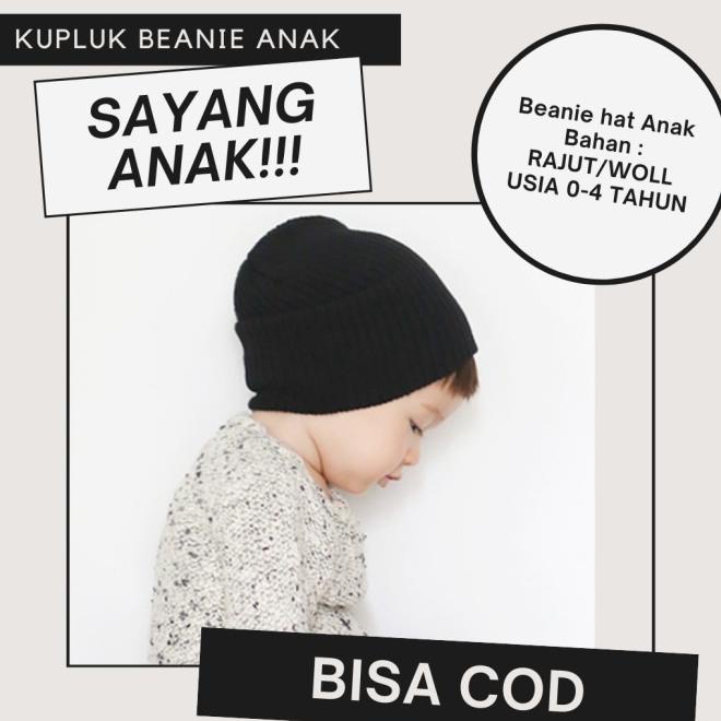 Jual Beanie Hat Kupluk Polos Anak Laki Laki Dan Prempuan | Shopee Indonesia