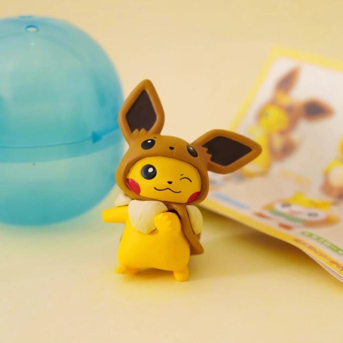 Jual Pokemon Center Pikachu Hood Figure "I Love Pikachu & Eevee Club ...