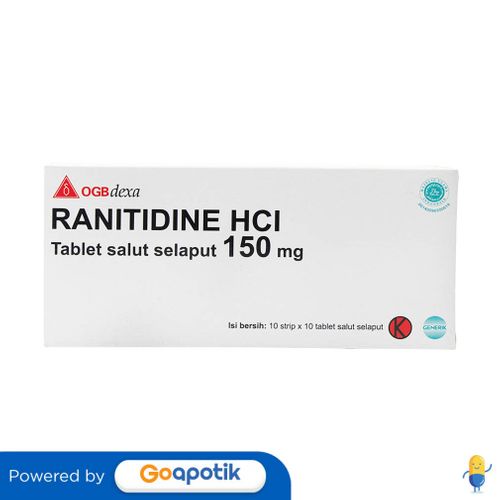 Jual RANITIDINE OGB DEXA MEDICA 150 MG BOX 100 TABLET | Shopee Indonesia