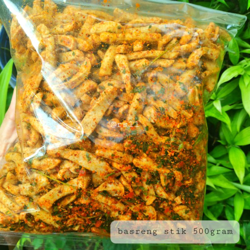 Jual basreng stik premium 500gram ngemil asyik jajan kiloan super enak ...