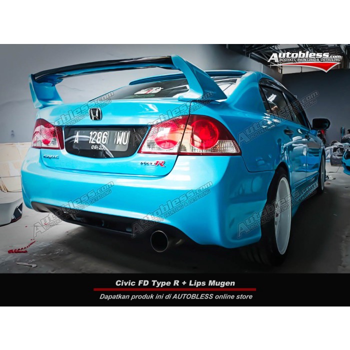 Jual Wing Spoiler Honda Civic Fd Type R Plastic Import Taiwan | Shopee ...