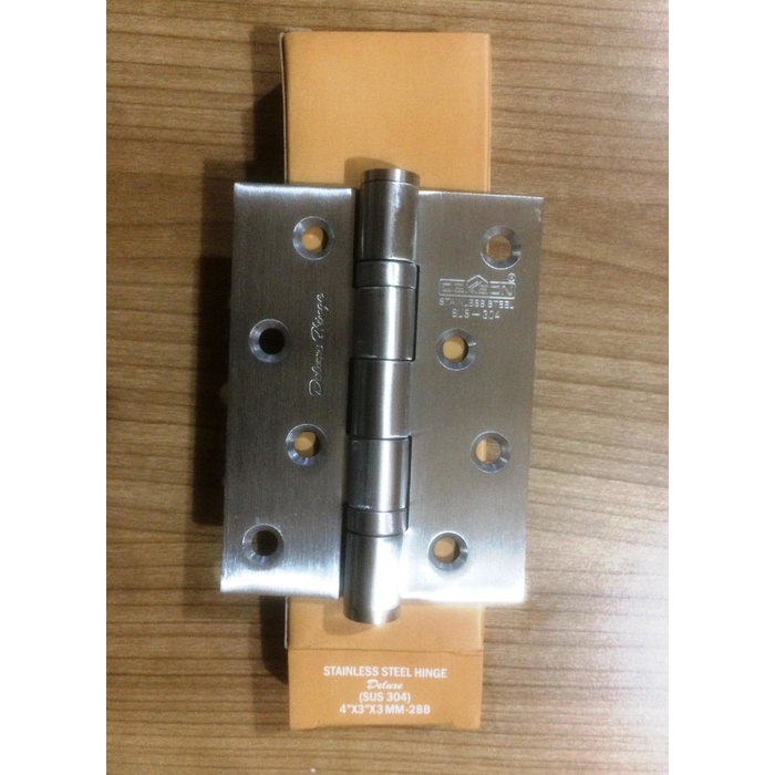 Jual Bestseller Deluxe Hinge Dekkson Ess Dl 4X3X3Mm 2Bb Sss Sus304 4 Inch Hinge Dks | Shopee ...