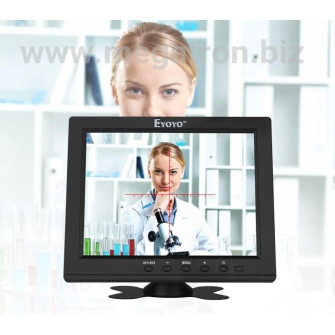 Jual (New) Mini LCD Monitor 8 Inch (input: HDMI, VGA, BNC, RCA ...