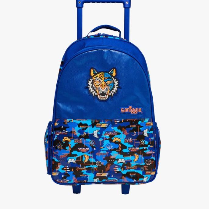 Jual Smiggle Trolley Backpack Bag Lion Tiger Macan Singa Tas Troli ...