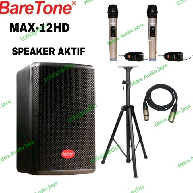 Jual Speaker Aktif 12 Inch Baretone Max 12Hd Max12Hd Max 12Hd Berinkadeka | Shopee Indonesia